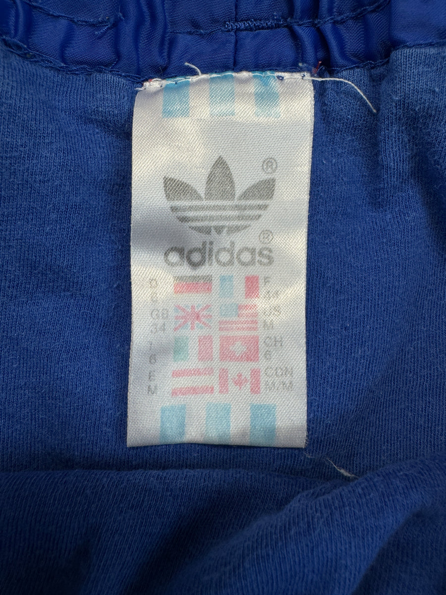 Vintage Adidas Shorts 80s Glanz Sprinter Blau D6 M-L – RareRags